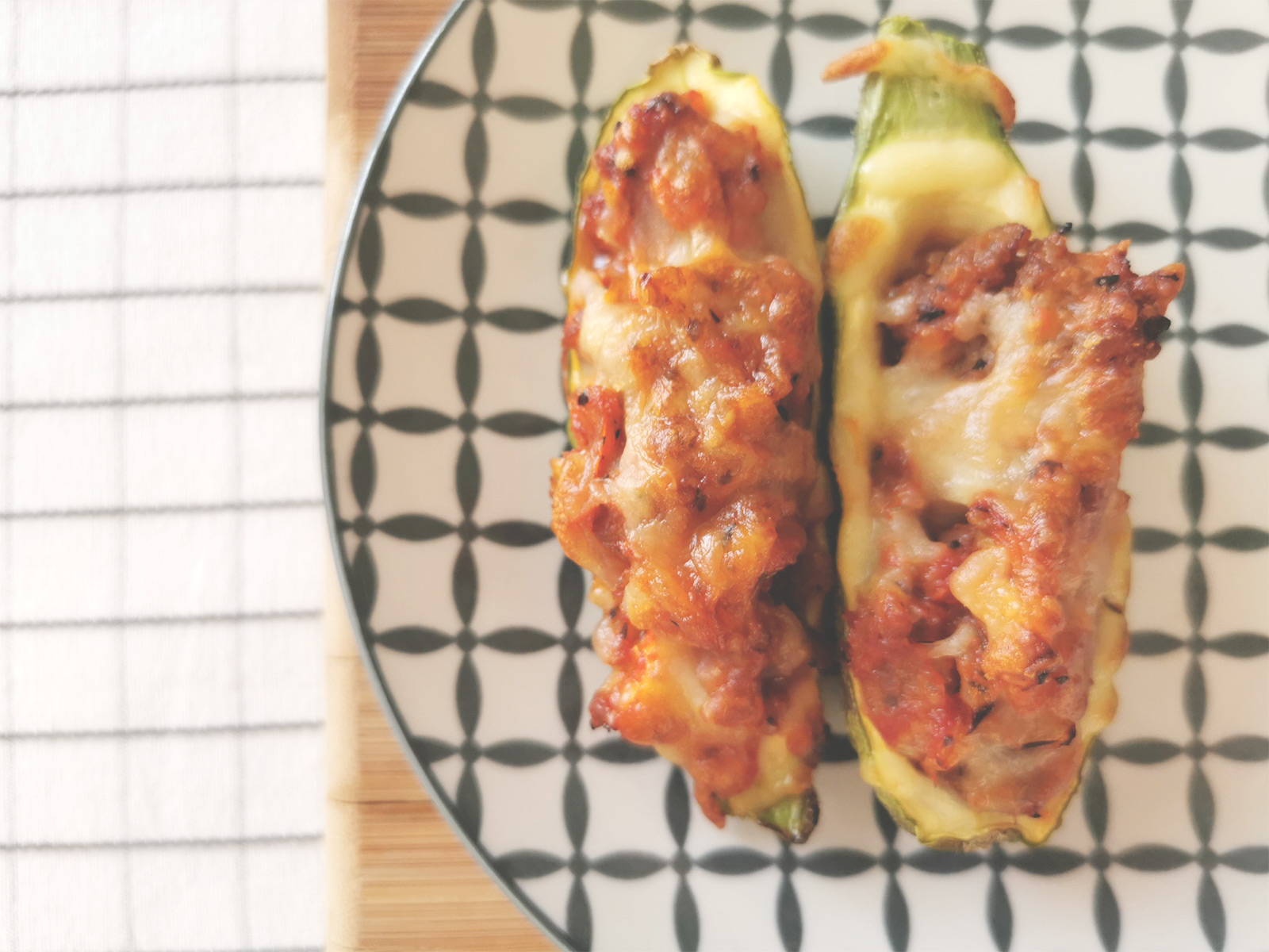 Mini courgettes farcies - Zaz Cuisine